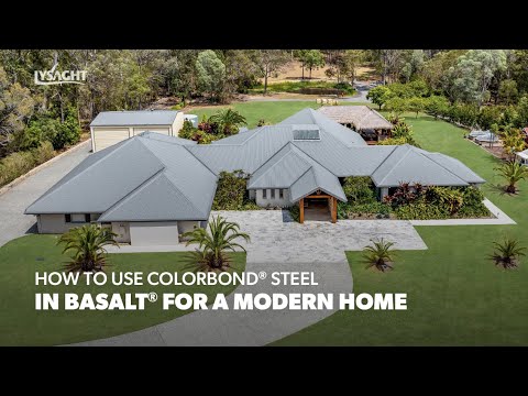 How to Use COLORBOND® Basalt® for a Modern Home Exterior