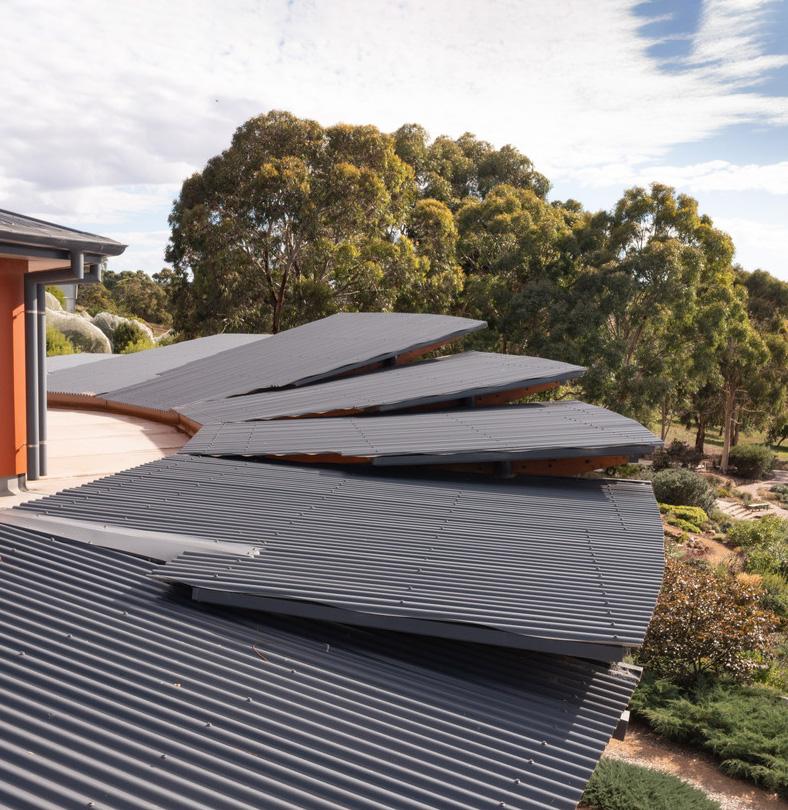 Traditional LYSAGHT® Profiles Help Anchor Modern Design Treat